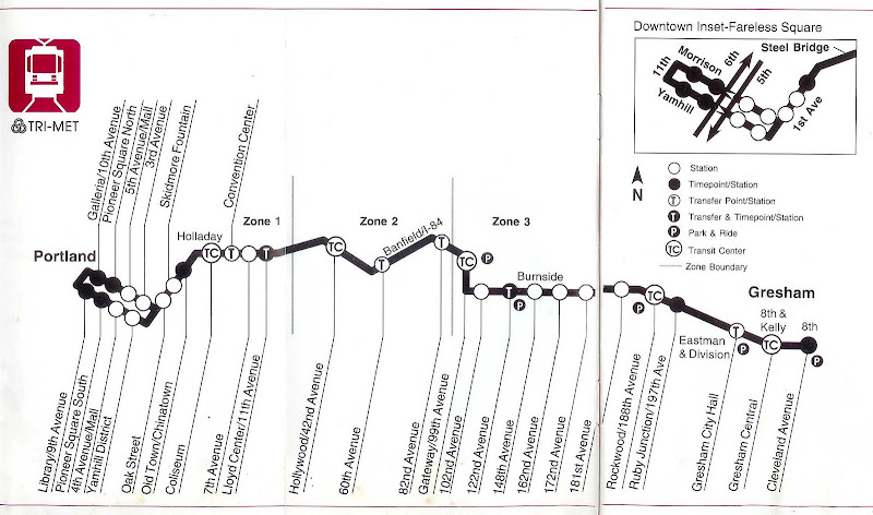 The ZehnKatzen Times: The Evolution Of The TriMet MAX Map 1: The ...